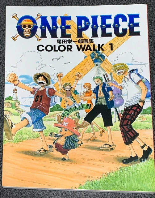 ONE PIECE COLOR Walk Art Book Vol. 1 Eiichiro Oda Illustration ...