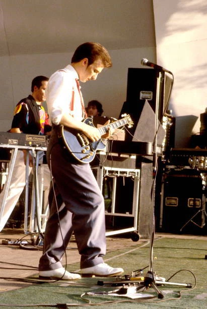 Midge Ure Of Ultravox Performs At Crystal Palace 1981 Old Music Photo