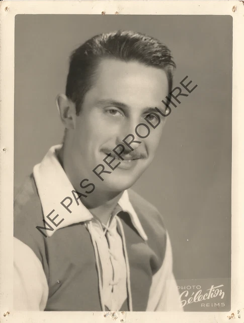 ANCIEN PHOTO FOOTBALL. Jean Wendling (Stade de Reims, Equipe de France ...