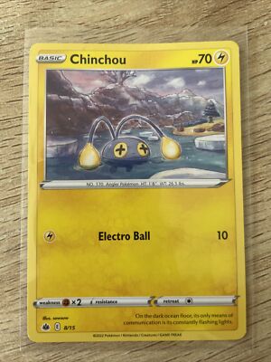 CARTA POKEMON CHINCHOU 8/15 McDonald’s Promo 2022 ITALIA NUOVA EUR 0,50 ...