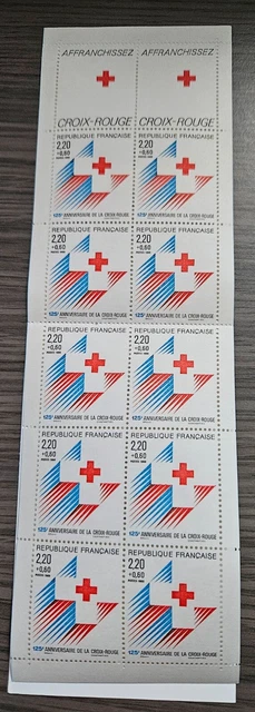 FRANCE TIMBRE 1988 CARNET Croix-rouge YT n° 2037 Neuf plié EUR 3,00 - PicClick FR