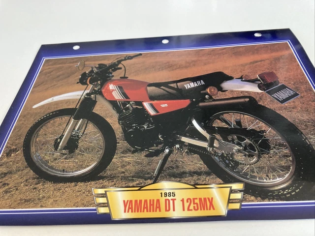 Yamaha Dtmx 125 Fiche Technique
