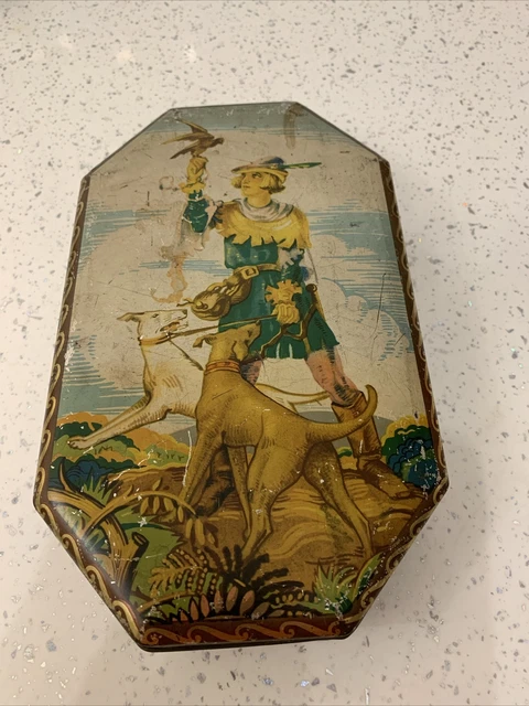 VINTAGE JACOB’S FALCONER Casket (chocolate biscuits) Tin 1930s £10.00 ...