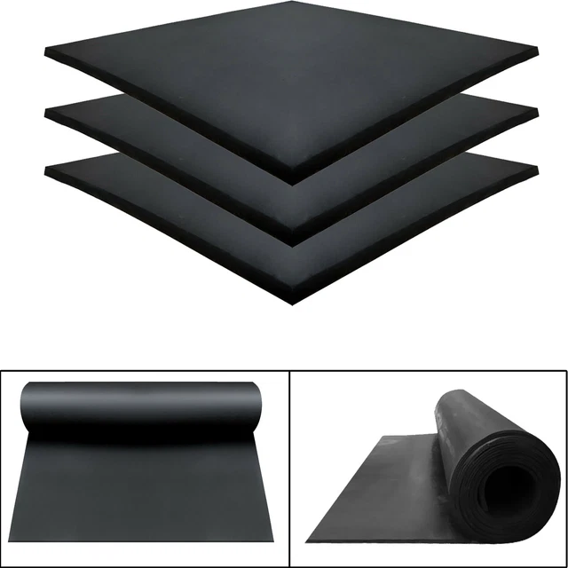 SOLID RUBBER SHEET Sheeting Various Thickness & Sizes 1.5 mm to 25 mm ...