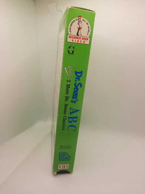 DR SEUSS'S ABC Plus 2 More Classics VHS Beginner Book Video £4.02 ...