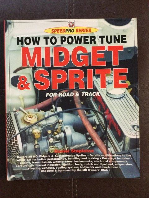 HOW TO POWER Tune Midget & Sprite for Road & Track - Softback book £21. ...