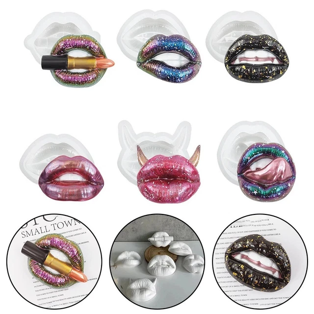CRAFT LIP SHAPED plaster and resin art with ease using this silicone ...