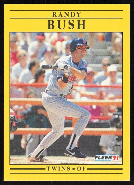 1991 FLEER #605 Randy Bush Minnesota jumeaux EUR 1,73 - PicClick FR