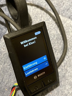 BOSCH KIOX DISPLAY, programming unit, motor cable, bracket control ...