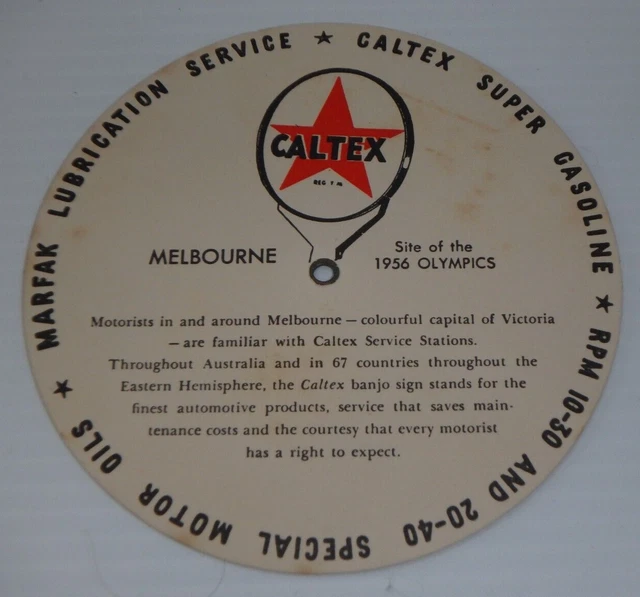 RARE VINTAGE 1956 Melbourne Olympics Swimming Records Selector Caltex ...