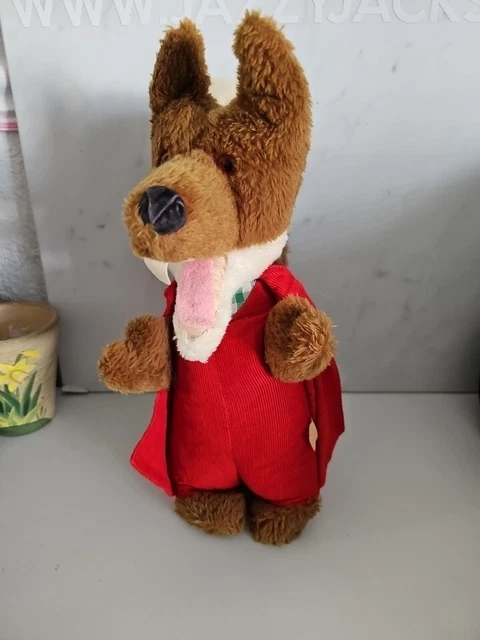 14& VINTAGE BASIL Brush 1970’s ORIGINAL- RARE- Non-Talking Soft Toy. G ...