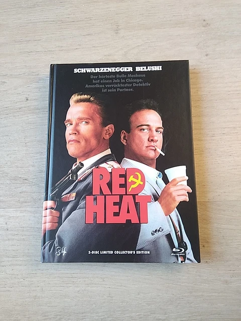 RED HEAT BLU-RAY Mediabook Arnold Schwarzenegger Cover A OOP Nr. 607/ ...