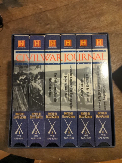 THE HISTORY CHANNEL Civil War Journal VHS set 6 tapes complete 1993 £10 ...