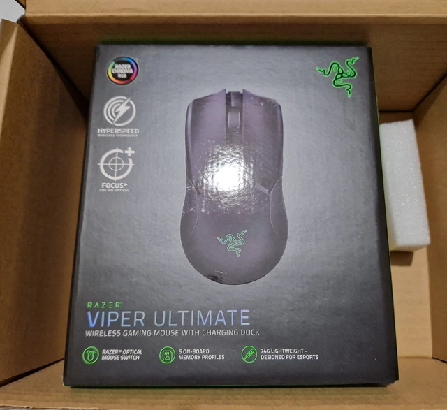 RAZER VIPER ULTIMATE Wireless Gaming Mouse With Charging Dock £94.99 ...