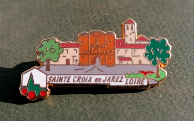 PBVF - PIN'S des Plus Beaux Villages de France "SAINTE CROIX EN JAREZ ...