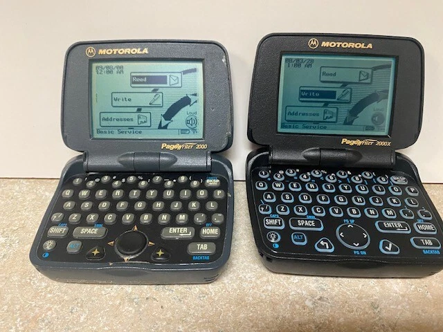 MOTOROLA VINTAGE PAGEWRITER 2000x the 1st Timeport -Two-Way Pager ...