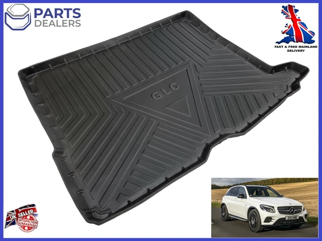 ANTI SLIP BOOT Liner Mat For Mercedes Glc X253 2015-2020 Tailored Black ...