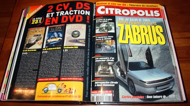 CITROPOLIS : Classeur Reliure de 8 revues N°38 à N°45 EUR 25,00 ...