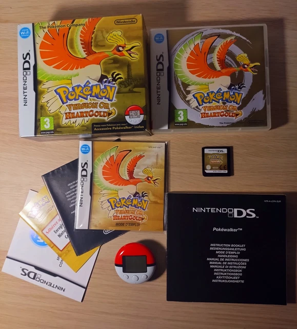 POKÉMON HEARTGOLD – Edition FR – Original – Complete avec Pokéwalker ...