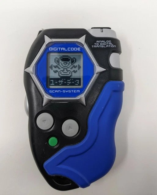 BANDAI 2002 DIGIMON Digivice D Scanner Ver. 1 Black Blue Barcode ...