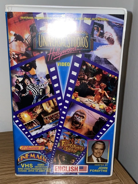 A UNIVERSE OF Cinemagic Universal Studios Hollywood Souvenir VHS 1994 £ ...