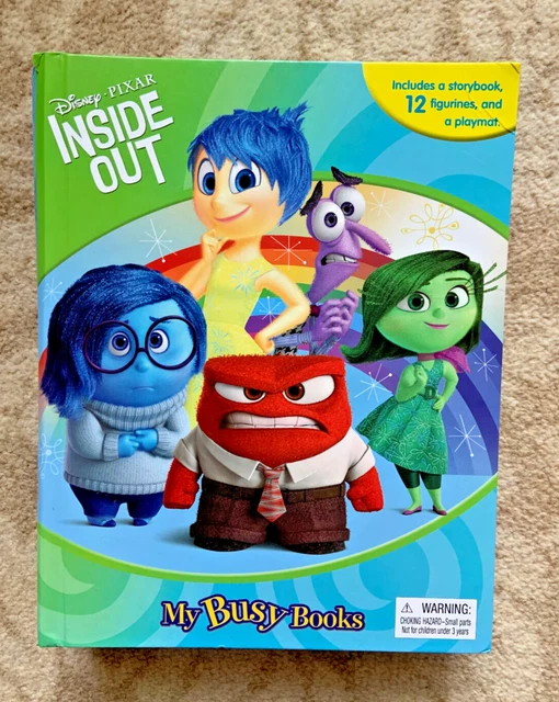 DISNEY PIXAR INSIDE Out My Busy Books + 12 Figurines & A PlayMat £24.99 ...