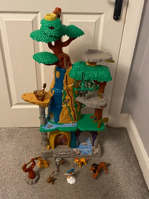 DISNEY LION GUARD Training Lair Playset Light Sound Figure Bundle Kion ...