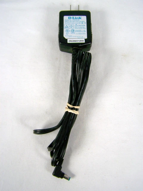 D-LINK POWER SUPPLY 100VAC 5.0VDC Model: JTA0302B Jentec Technology UL ...