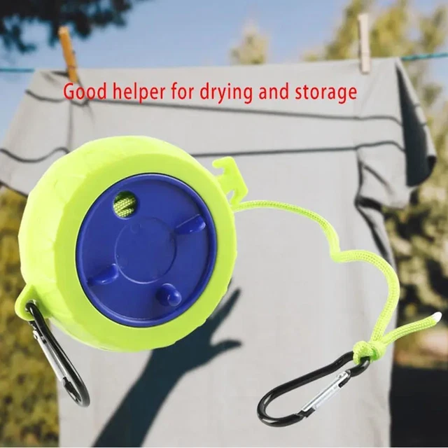 RETRACTABLE CLOTHES REEL Double Washing Line Wall Mounted Outdoor[ EUR ...