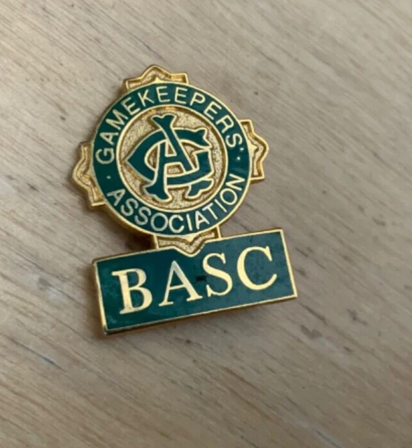 VINTAGE BASC GAMEKEEPERS Association Pin Badge Memorabilia Collectables ...