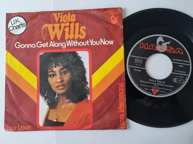 VIOLA WILLS - Gonna get along without you now 7'' Vinyl Germany EUR 7,99 - PicClick FR
