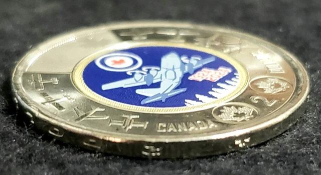 2024 CANADA TOONIE $2 RCAF 100th Anni. Royal Canadian Air Force ...