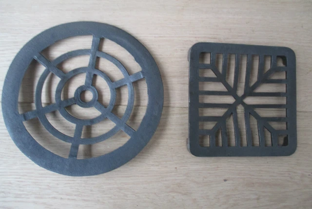 CAST IRON GULLY Grid Driveway Drain Cover Drainage guard Gutter Lid Cap ...