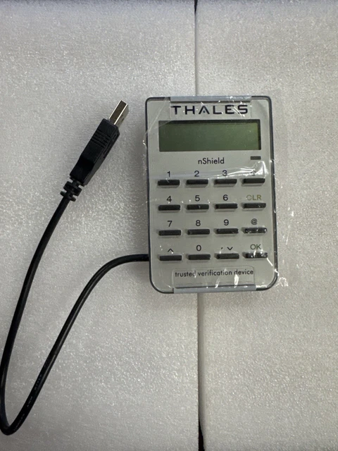 THALES NSHIELD SMARTCARD Reader w/cards CyberJack Secoder TLS USB ...