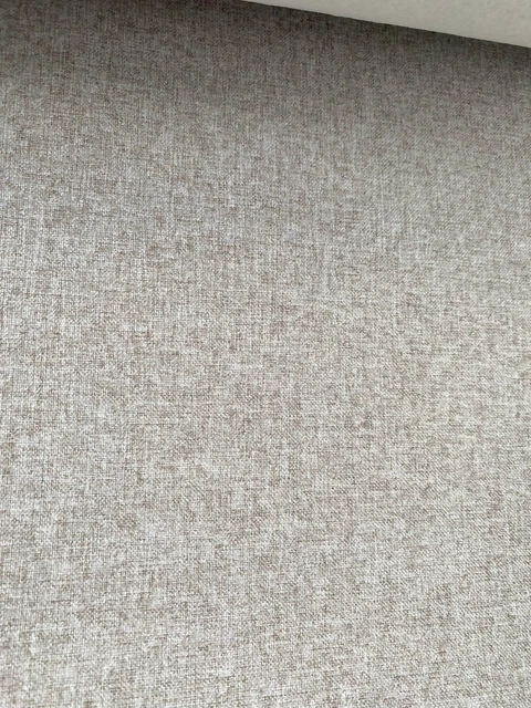 SAMPLE OF GREIGE marl soft touch upholstery fabric FREE POSTAGE £0.99 ...