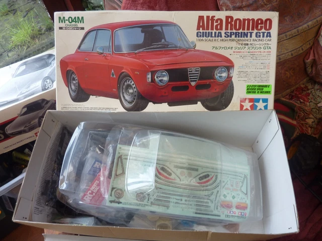 TAMIYA ALFA Romeo Giulia Sprint Gta Rc Kit 1/10th 58307 *New* M04M £161 ...