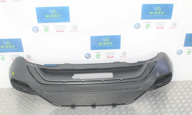 VW T-ROC BLACK Genuine Rear Bumper Lower Spoiler 2018 Onwards ...