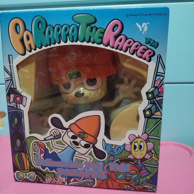 FIGURINE VINYLE SOUPLE de collection Parappa The Rapper Parappa jouet ...