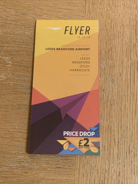 FLYER BUSES (TRANSDEV) timetable for Leeds Bradford Airport routes Sept ...