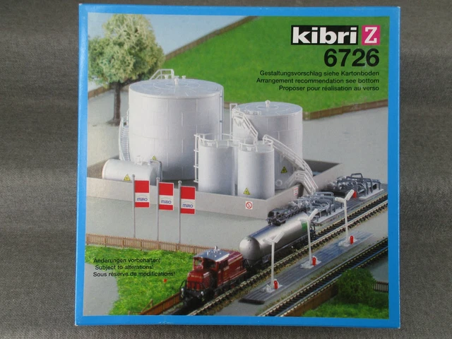 KIBRI SPUR Z 6726 Bausatz Tanklager Tankanlage ungebaut in OVP EUR 17 ...
