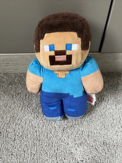 MINECRAFT STEVE SOFT Toy Plush 9-inch Mojang/Mattel £5.12 - PicClick UK