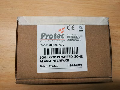 PROTEC 6000/LPZA LOOP POWERED ZONE ALARM INTERFACE FOR 6400 ALGOTECH ...