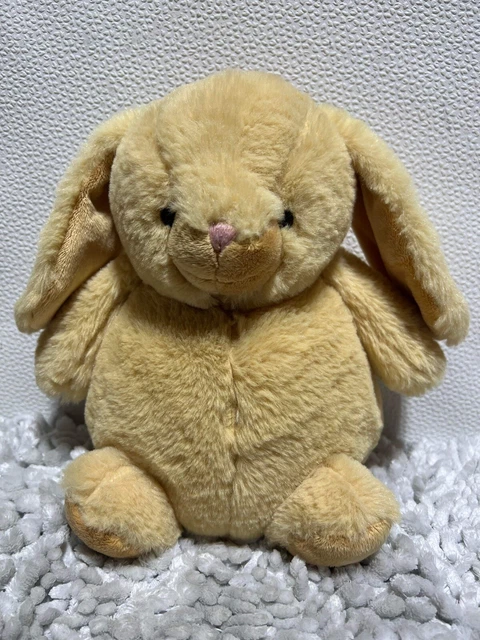 KEEL BUNNY RABBIT Soft Toy Plush Honey Chubby Fat Beige Lop Ears 10 ...
