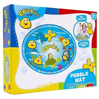 CBEEBIES WATER PUDDLE Play Squidgy Mat Splash Free 6 Month Baby Boys