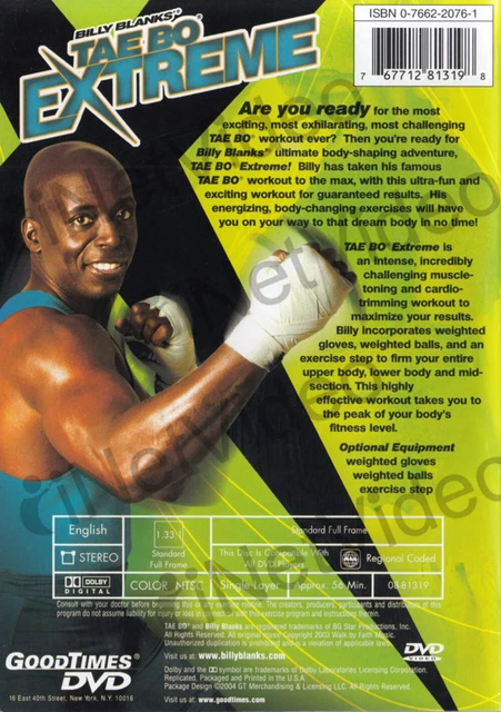 BILLY BLANKS - Tae Bo Extreme / Push Your Limits $14.99 - PicClick CA