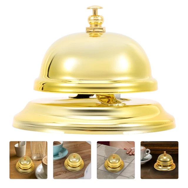 PRESSING HAND ALLOY Service Bell Game Ringing Bell Table Bell for ...