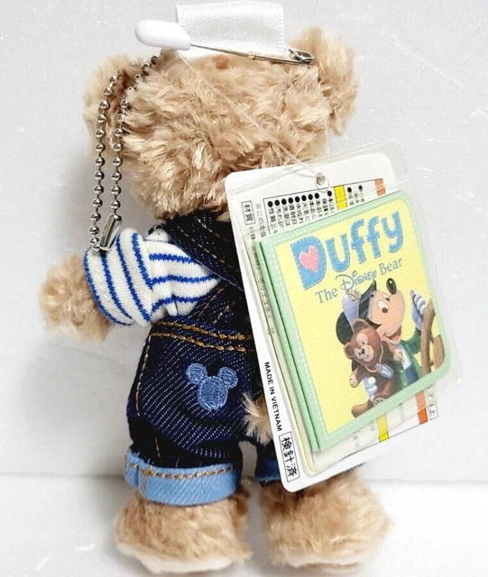 TOKYO DISNEY SEA Duffy The Disney Bear Badge Plush Keychain Japan $92. ...