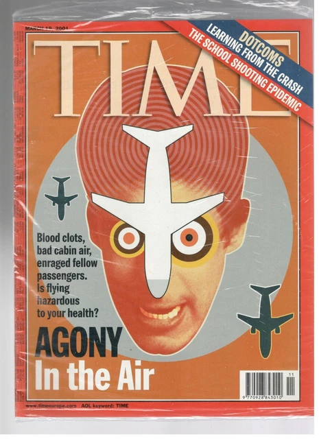 TIME MAGAZINE MARCH 19, 2001 Agony IN The Air Nouveau Sealed EUR 27,53 ...
