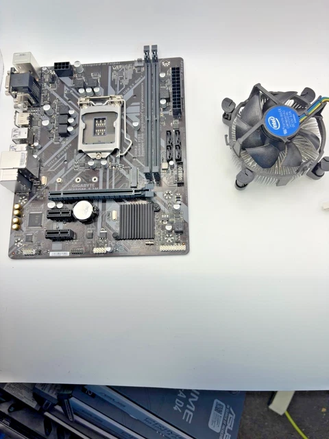 GIGABYTE H310M S2H LGA1151 DDR4 Micro ATX Motherboard + Intel Stock ...