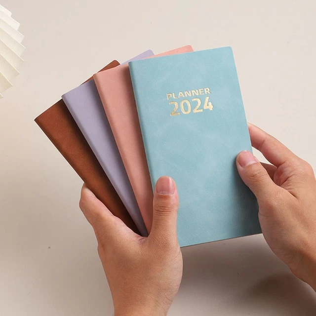 CALENDAR BOOK SCHEDULE Book Daily Plan Notebook 2024 Diary Planner $13. ...